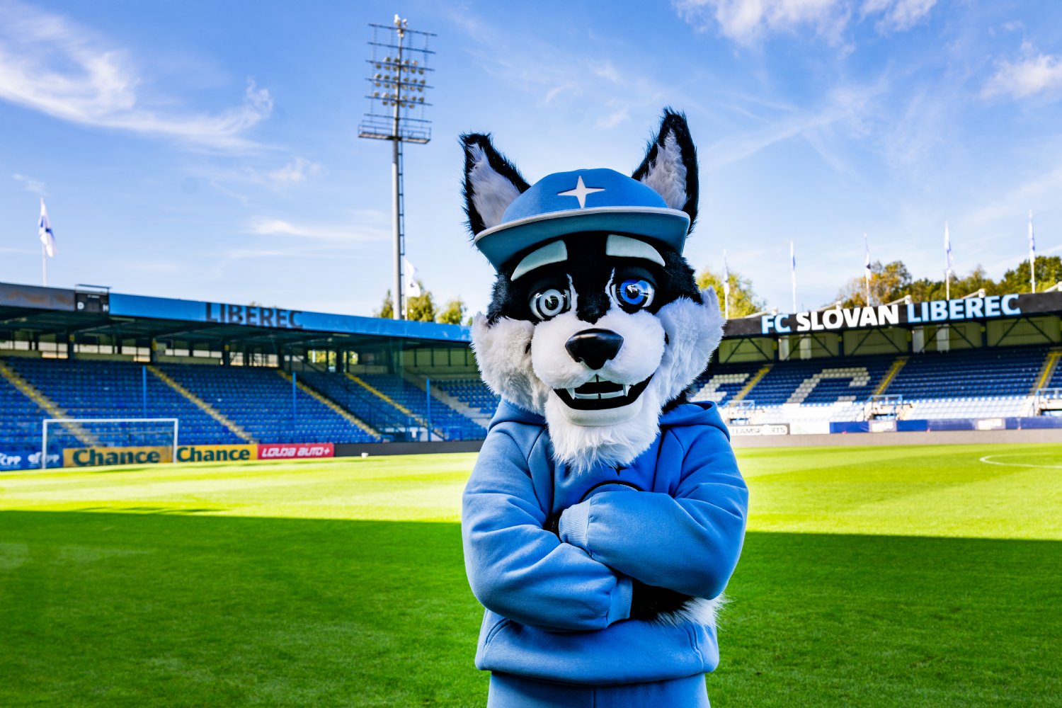 Maskot Nordy | FC Slovan Liberec